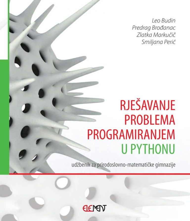 Rješavanje problema programiranjem u Pythonu – Element – d.o.o. za ...